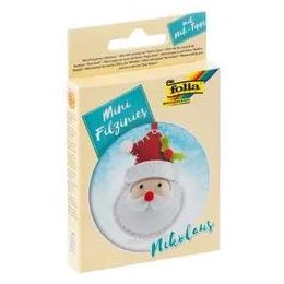Folia Filzn&auml;hset Mini Filzinies Nikolaus 14 Teile