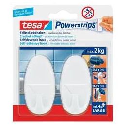 Tesa Klebehaken Powerstrips Large Oval 2 St&uuml;ck