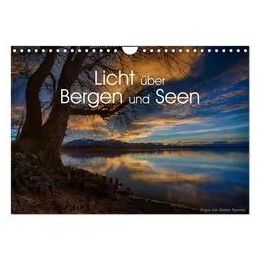 Licht &uuml;ber Bergen und Seen (Wandkalender 2026 DIN A4 quer), Calvendo Monatskalender