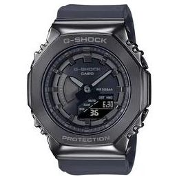 Chronograph Casio G-SHOCK, grau (grau, schwarz), Armbanduhren, Damen, Chronograph, Quarzuhr, Armbanduhr,Digitaluhr, bis 20 bar wasserd Damenuhr,Herrenuhr
