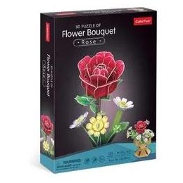 CUBICFUN - 3D Puzzle Blumentopf Rose 120 Teile