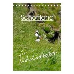Schottland f&uuml;r Naturliebhaber (Tischkalender 2026 DIN A5 hoch), Calvendo Monatskalender