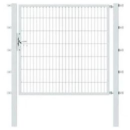 GAH Alberts Zauneinzelt&uuml;r ALBERTS "Flexo", silber (silberfarben), B:150cm H:140cm, Stahl, Tore, 150 cm Breite, in versch. H&ouml;hen