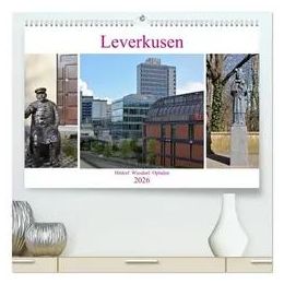 Calvendo Leverkusen Hitdorf Wiesdorf Opladen (hochwertiger Premium Wandkalender 2026 DIN A2 quer), Kunstdruck in Hochglanz