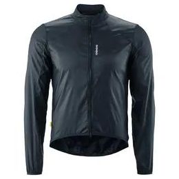 Fahrradjacke Gonso "Road Jacket Wind M", Herren, Gr. M, blau (nachtblau), 100% Polyester, Rundhals, Jacken Fahrradjacke, Herren Radjacke, atmungsaktive Rennrad-Windjacke, Funktionsjacke