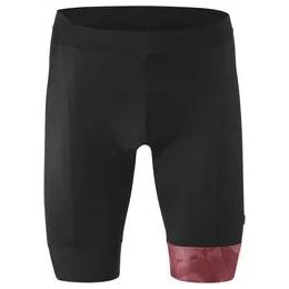 Fahrradhose Gonso "Essential Shorts Kit M", Herren, Gr. XXL, Normalgr&ouml;&szlig;en, dunkelrot, 78% Polyamid (Recycelt), 22% Elasthan, Hosen Fahrradhose, Herren Rennradhose mit Sitzpolster, kurze moderne Radhose, Tight Fit