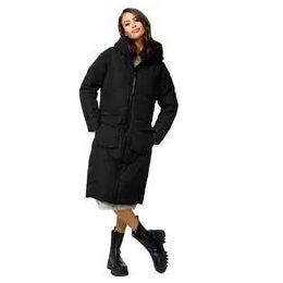 Winterjacke Marikoo "Tomomii XVI", Damen, Gr. S, schwarz, Obermaterial: 100% Polyester; Innenseite: 100% Polyester; Futter: 100% Polyester; Wattierung: 100% Polyester, Jacken Winterjacke, warmer Winter Stepp Mantel mit Kapuze