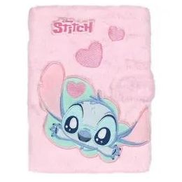 CoolPack Notizbuch Disney Stitch Nr.1 pink DIN A5 80 Seiten fluffy