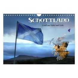 Schottland - Land aus Nebel und Licht (Wandkalender 2026 DIN A4 quer), Calvendo Monatskalender