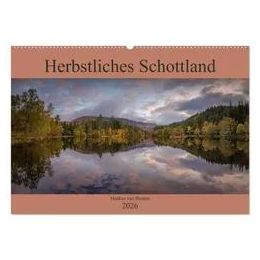 Herbstliches Schottland (Wandkalender 2026 DIN A2 quer), Calvendo Monatskalender