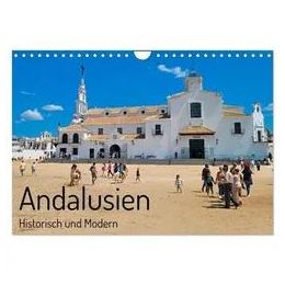 Andalusien, historisch und modern (Wandkalender 2026 DIN A4 quer), Calvendo Monatskalender