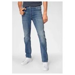 Jack & Jones Slim-fit-Jeans JACK & JONES "JJITIM mit Waschung und praktischen Taschen", Herren, Gr. 30, L&auml;nge 34, blau (light, blau), Denim/Jeans, Obermaterial: 85% Baumwolle, 13% Polyester, 2% Elasthan, slim fit, Jeans Slim-fit-Jeans, Abriebeffekte, modisch, slim fit, Denim