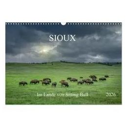 Sioux Im Lande von Sitting Bull (Wandkalender 2026 DIN A3 quer), Calvendo Monatskalender