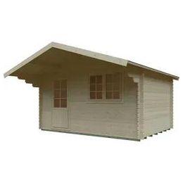 Gartenhaus Kiehn-Holz "Dimberg", beige (naturbelassen), Fu&szlig;boden im Gartenhaus, Holzwerkstoff, Gartenh&auml;user, Gartenhaus, aus naturbelassenem Fichtenholz
