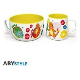 ABYSTYLE POKEMON - Breakfast Set Mug + Bowl - Pikachu & Kanto Starters
