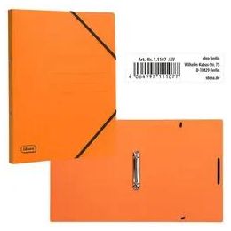 Idena Eco Ringbuch 2 Ringe orange DIN A4 25mm aus Karton