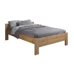 Massivholzbett OTTO HOME "Hero, hohe Belastbarkeit, FSC-zertifizierte Kiefer", beige (natur, natur, natur), B:150cm H:70cm L:207cm, Betten, Massivholzbett, aus massiver Kiefer, inklusive Lattenrost, zeitloses Design