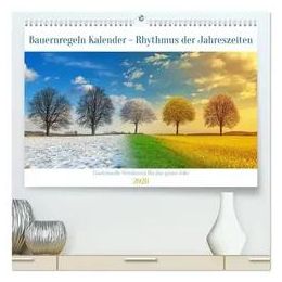 Calvendo Bauernregeln Kalender - Rhythmus der Jahreszeiten (hochwertiger Premium Wandkalender 2026 DIN A2 quer), Kunstdruck in Hochglanz