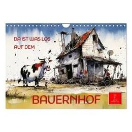 Da ist was los auf dem Bauernhof (Wandkalender 2026 DIN A4 quer), Calvendo Monatskalender