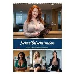 Schreibtischs&uuml;nden (Wandkalender 2026 DIN A2 hoch), Calvendo Monatskalender