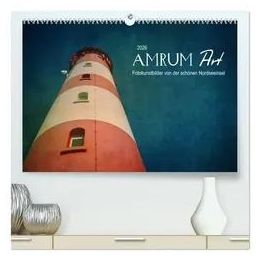 Calvendo AMRUM Art (hochwertiger Premium Wandkalender 2026 DIN A2 quer), Kunstdruck in Hochglanz