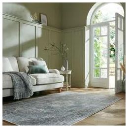 Teppich FLAIR RUGS "Windsor", gr&uuml;n, B:200cm H:4mm L:290cm, Kunstfaser, Teppiche, Teppich, Waschbarer Teppich