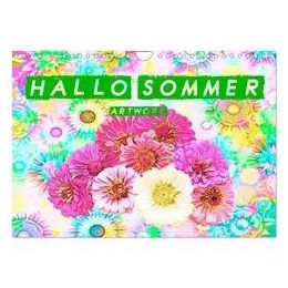 Hallo Sommer - Artwork (Wandkalender 2026 DIN A4 quer), Calvendo Monatskalender