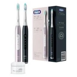 Braun Oral-B Pulsonic Slim Luxe 4900 rose gold/matte black Oral B Elektrische Zahnb&uuml;rste Schallzahnb&uuml;rste Ros&eacute; Quarz, Schwarz