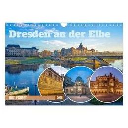 Dresden an der Elbe - Der Planer (Wandkalender 2026 DIN A4 quer), Calvendo Monatskalender