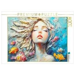 Calvendo Puzzle Liebliche Meerjungfrau 1000 Teile Lege-Gr&ouml;&szlig;e 64x48cm Foto-Puzzle f&uuml;r gl&uuml;ckliche Stunden