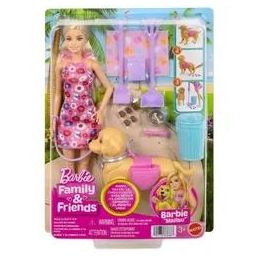 Barbie Hundespaziergang Spielset mit Puppe