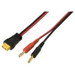 Bananenstecker 4 mm auf XT60-Kabel, Rot/Schwarz 2 m TC-13619304 Schwarz, Rot TRU Components Inhalt: 1 St.