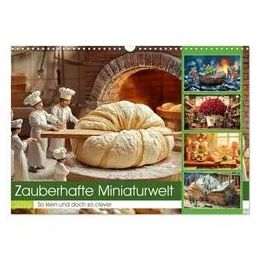 Zauberhafte Miniaturwelt (Wandkalender 2026 DIN A3 quer), Calvendo Monatskalender