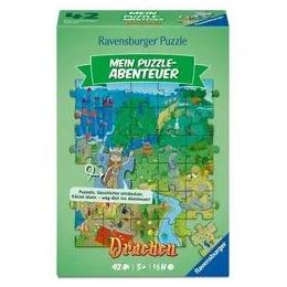 Ravensburger Kinderpuzzle 42 Teile - Mein Puzzle-Abenteuer: Drachen