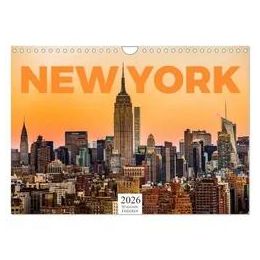 New York - Eine Weltstadt (Wandkalender 2026 DIN A4 quer), Calvendo Monatskalender