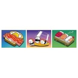 Ravensburger Minipuzzle-Trio 100 Teile - Kawaii Breakfast, Lunch & Dinner