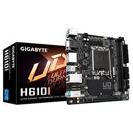 Gigabyte Mainboard "H610I Motherboard - Unterst&uuml;tzt Intel Core 14. Generation CPUs, 4+1+1", schwarz, B:18,5cm H:6,9cm T:22,5cm, Mainboards