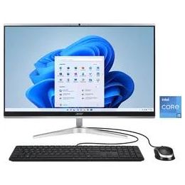 Acer All-in-One PC "Aspire C24-1650", silber (silberfarben), Microsoft Windows 11 Home (64 Bit), 8 GB RAM 512 GB SSD, Desktop-PCs