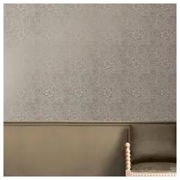 Vliestapete "Marigold Fibrous", beige (naturel), B:0,52m L:10m, Vlies, WILLIAM MORRIS AT HOME, Tapeten, Design Tapeten