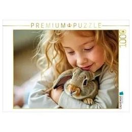Calvendo Puzzle Kaninchen bringen Liebe ins Leben. 1000 Teile Lege-Gr&ouml;&szlig;e 64x48cm Foto-Puzzle f&uuml;r gl&uuml;ckliche Stunden