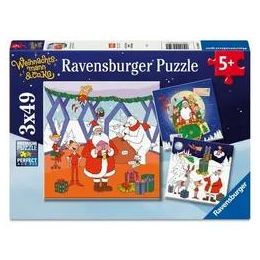 Ravensburger Kinderpuzzle 3x49 Teile - Weihnachtsmann & Co.KG - Weihnachtsmann & Co. KG
