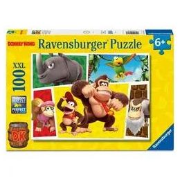 Ravensburger Kinderpuzzle 100 XXL Teile - Nintendo Super Mario - Die Affen sind los!