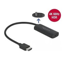 Delock 63251 HDMI / USB-C&reg; Adapter [1x HDMI-Stecker - 1x USB-C&reg; Buchse] Schwarz
