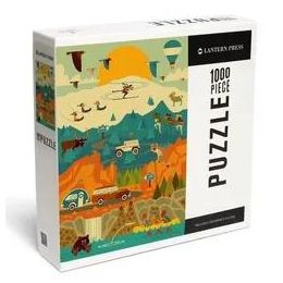 Mountain - Geometric - 1000 Piece Puzzle