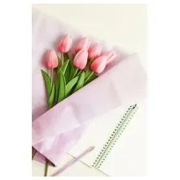 Rico Design Tulpenstrau&szlig; Pink mit 7 Bl&uuml;ten 33,5cm