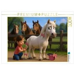 Calvendo Puzzle F&uuml;r die kleine Freundin ertrage ich auch rosa 1000 Teile Lege-Gr&ouml;&szlig;e 64x48cm Foto-Puzzle f&uuml;r gl&uuml;ckliche Stunden