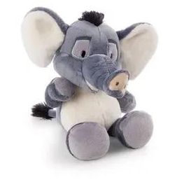 Nici 62745 - Wild Friends, Elefant El-Flora, 35 cm, schlenkernd, Kuscheltier, GREEN