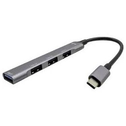 ITEC i-tec C31HUBMETALMINI4 USB-Hub 4 Port USB-A USB 3.1 Gen1 5 GBit/s I-TEC USB-C Metal HUB 4 Port passive