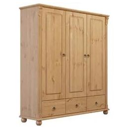 W&auml;scheschrank OTTO HOME "Tessin", beige (natur), B:128cm H:140cm T:38cm, Massivholz, Schr&auml;nke, aus massiver Kiefer, in 2 Breiten, viel Stauraum, FSC zertifiziert