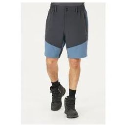 Shorts WHISTLER "AVIAN M ACTIV STRETCH", Damen, Gr. M, US-Gr&ouml;&szlig;en, blau (grau, blau), 92% Polyester, 8% Elasthan, unifarben, kurz, Hosen Shorts, mit komfortablem Funktionsstretch